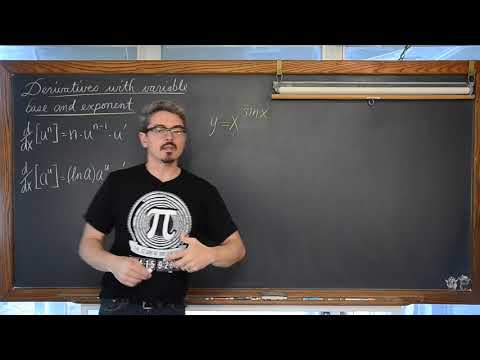 Derivative of Exponential Functions using Logarithmic Differentiation
