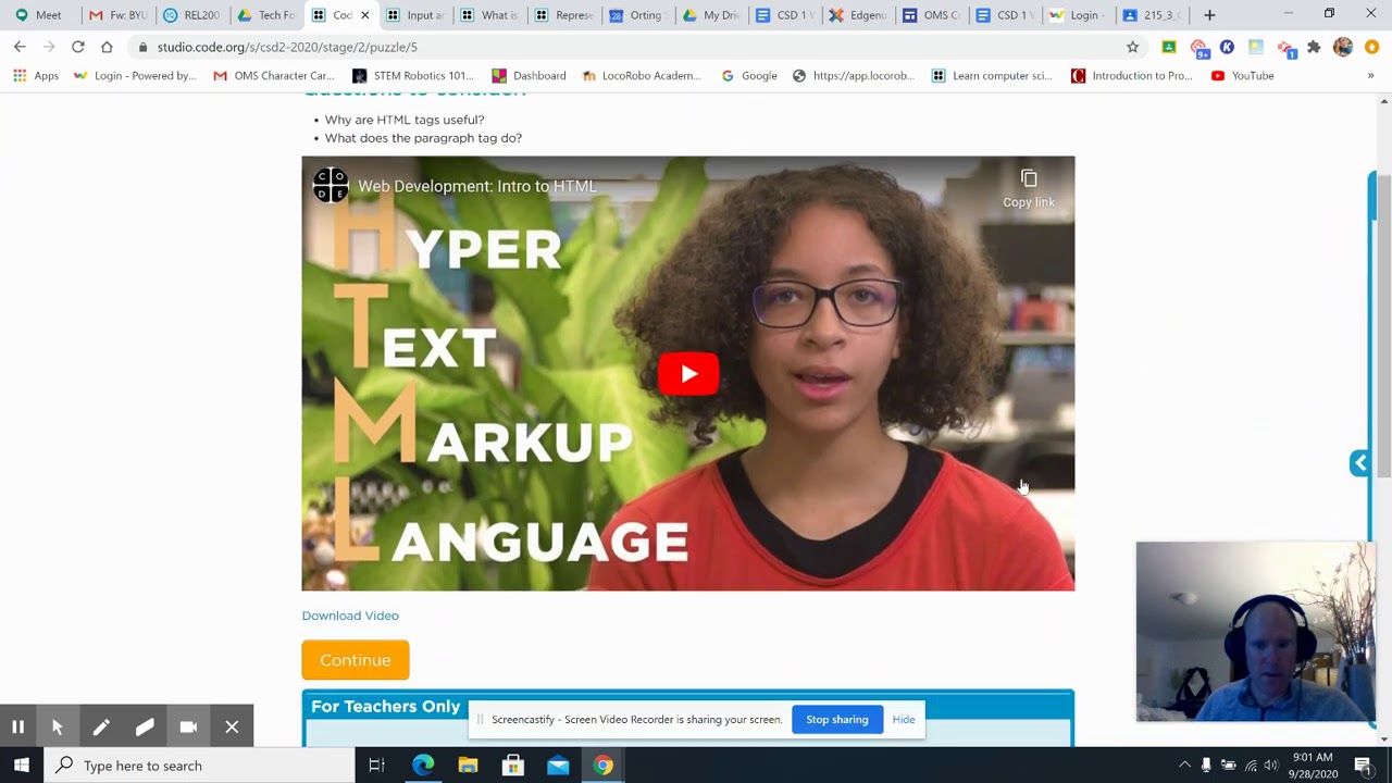 Unit 2 Lesson 2: Introduction to HTML