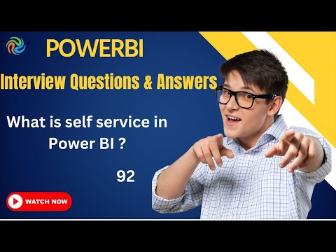 What is self service in Power BI or Self Service Business Intelligence Power BI interview questions