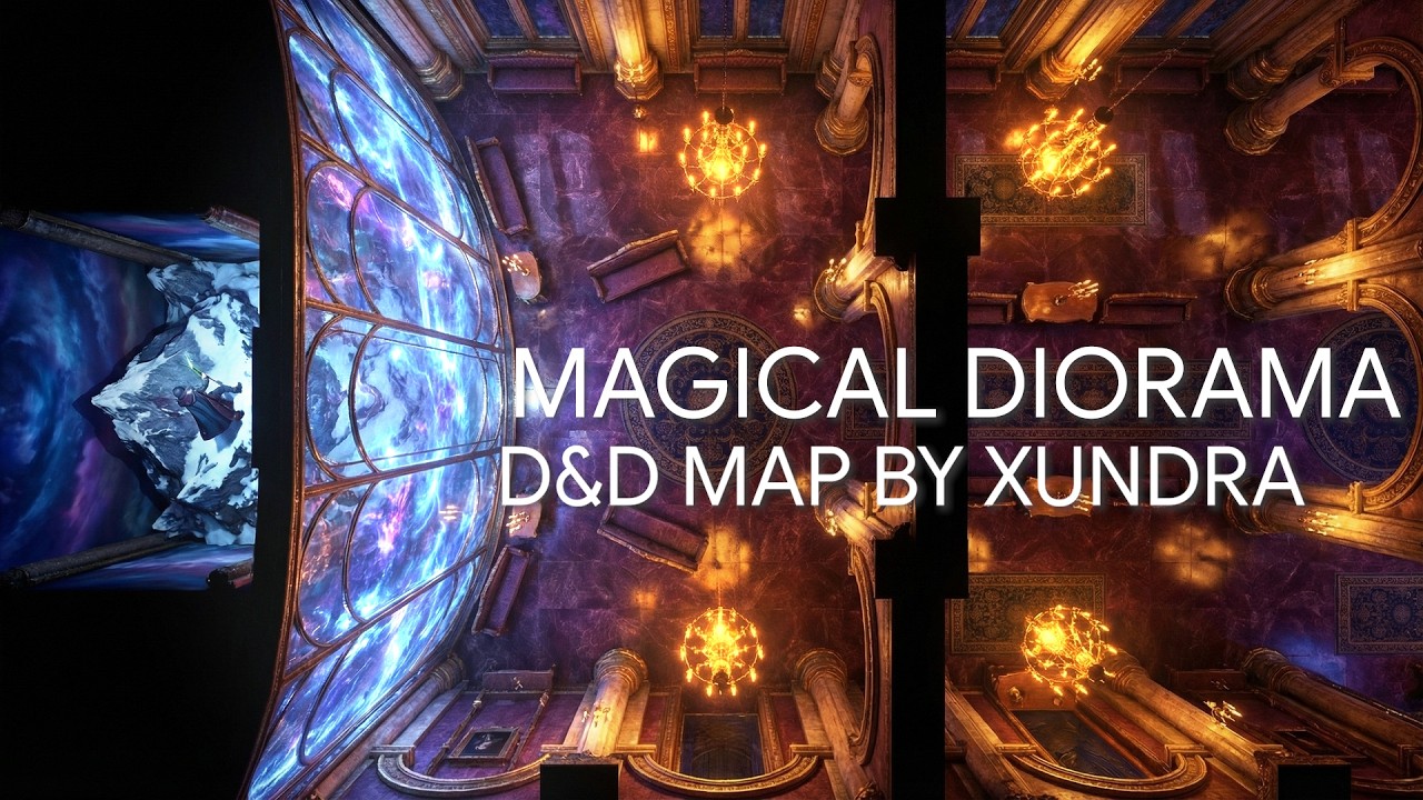 1 Hour D&D Battle Map | Magical Diorama