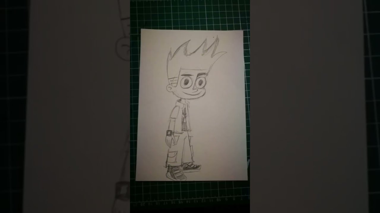 SKETCHING JOHNNY TEST #shorts | DROIDMONKEY