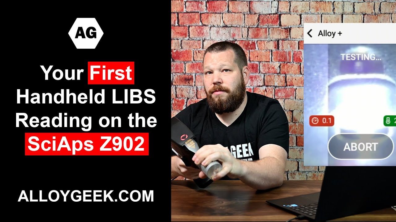 Your First LIBS reading with the SciAps Z902