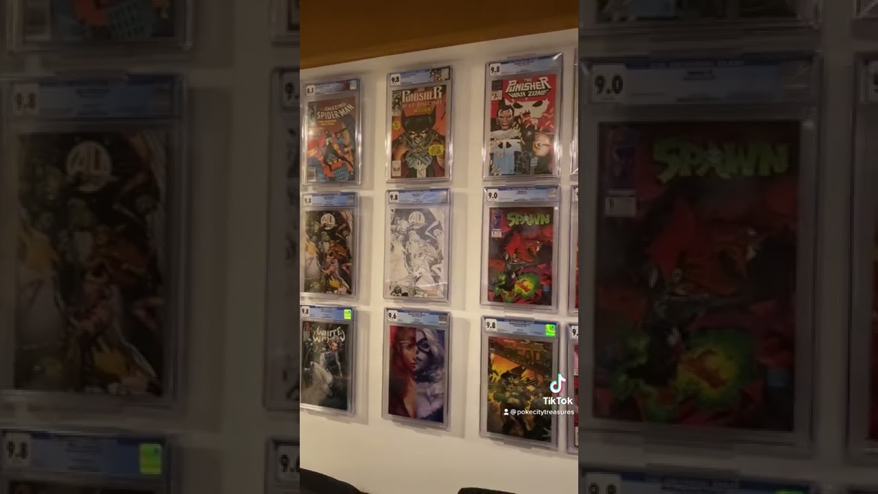Graded Comic Wall #comics #comic #gradedcomics #marvel #wolverine #cgc #cgccomics #collection