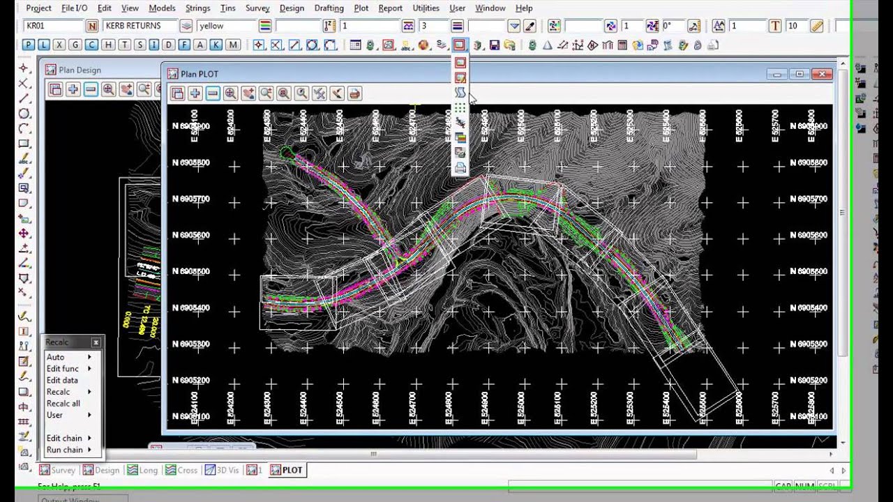 Plan Plotting toolbar