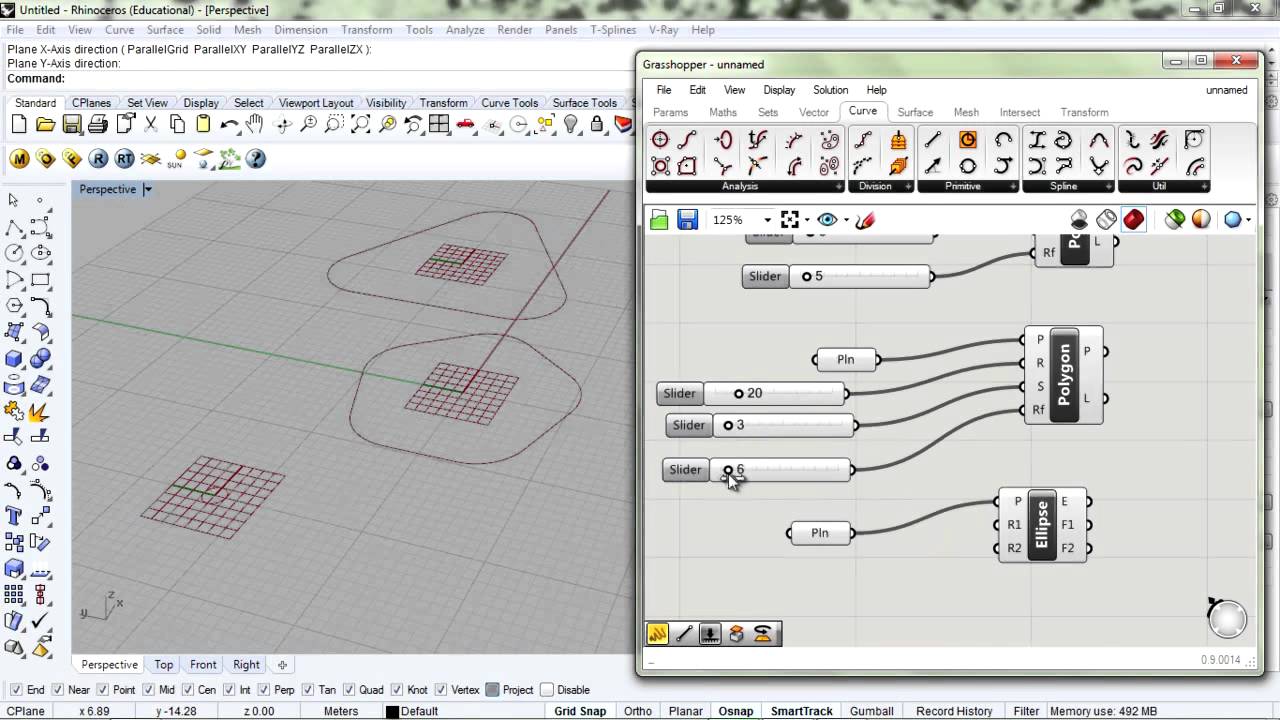 Grasshopper Tutorial #5- move, loft & creating your first basic tower