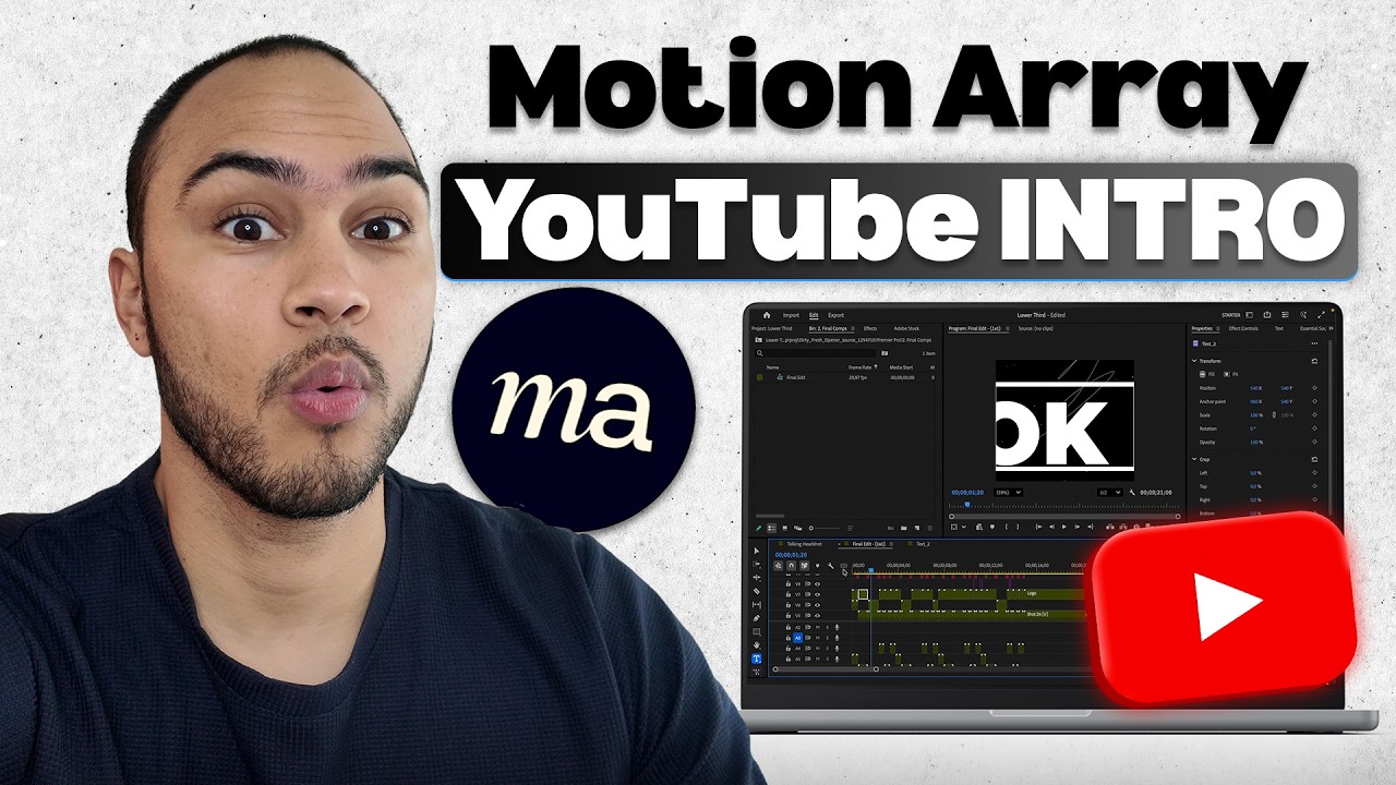 How to Build a YouTube Intro in 5 Minutes With Motion Array