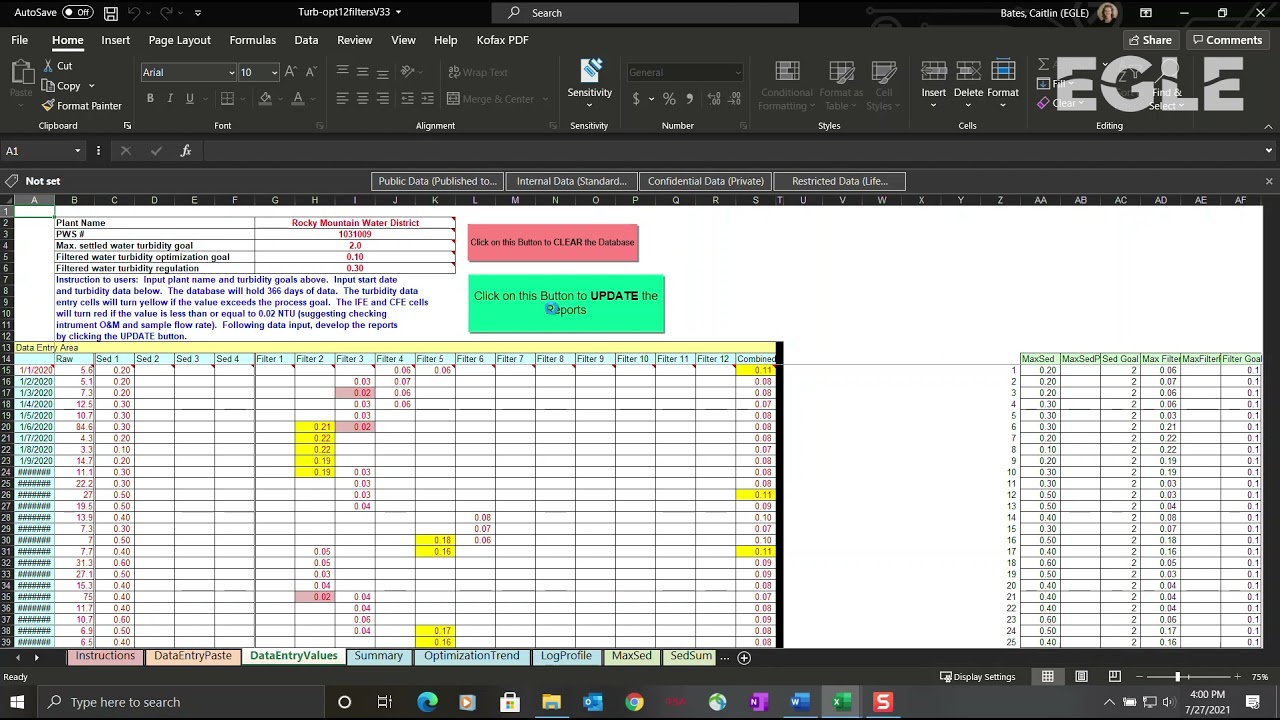 Optimization Assessment Software Instructions
