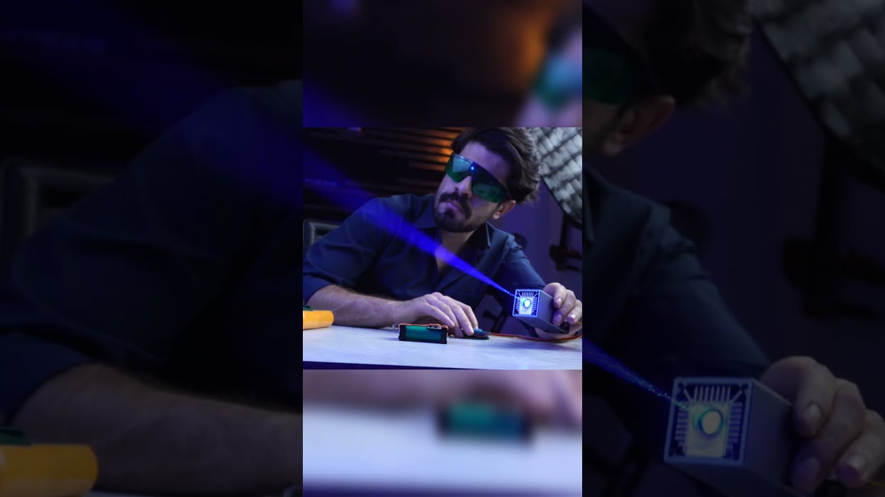 I Built a REAL Laser Gun… (And It Actually Works! 🔥)