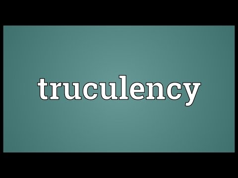 Truculency Meaning