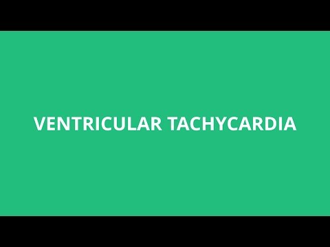 How To Pronounce Ventricular Tachycardia - Pronunciation Academy