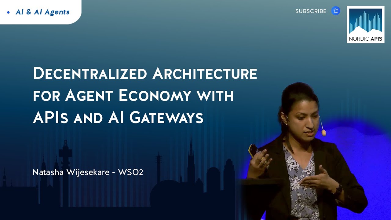 Decentralized Architecture for Agent Economy with APIs and AI Gateways