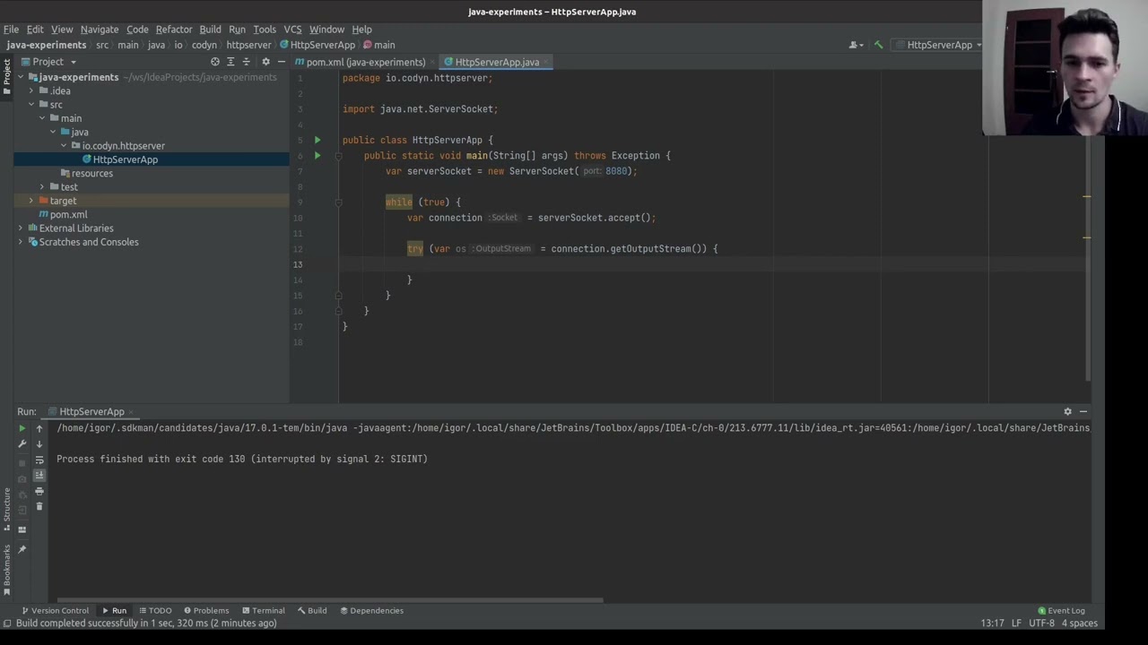 Simple HTTP server in Java I