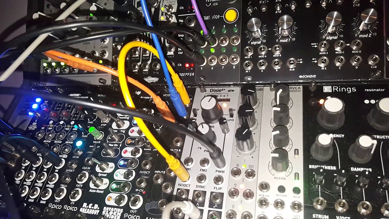 Modular synth Sample and hold Example