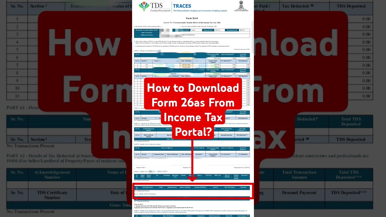 form 26as kaise download kare || how to download form 26as from income tax website #form26as