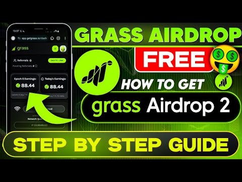 $Grass Airdrop Tutorial Free $GRASS Drop