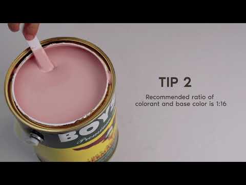 Tips on Using Boysen Colorants