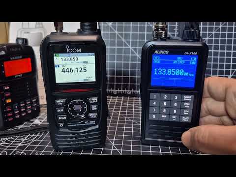 Alinco DJ-X100 & ICOM RC-15