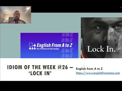 Idiom of the Week #26 - 'Lock In'