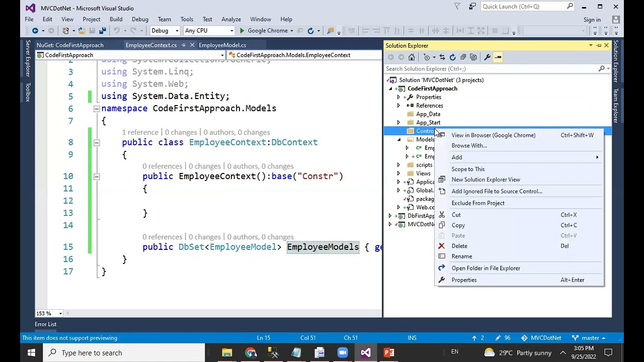 CodeFirst Approach Part-1 using Entity Framework