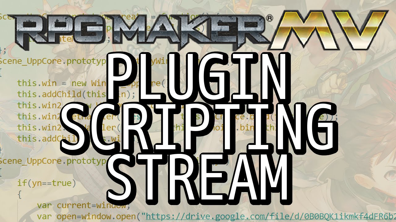 RPG Maker MV - Plugin Scripting Stream 2!