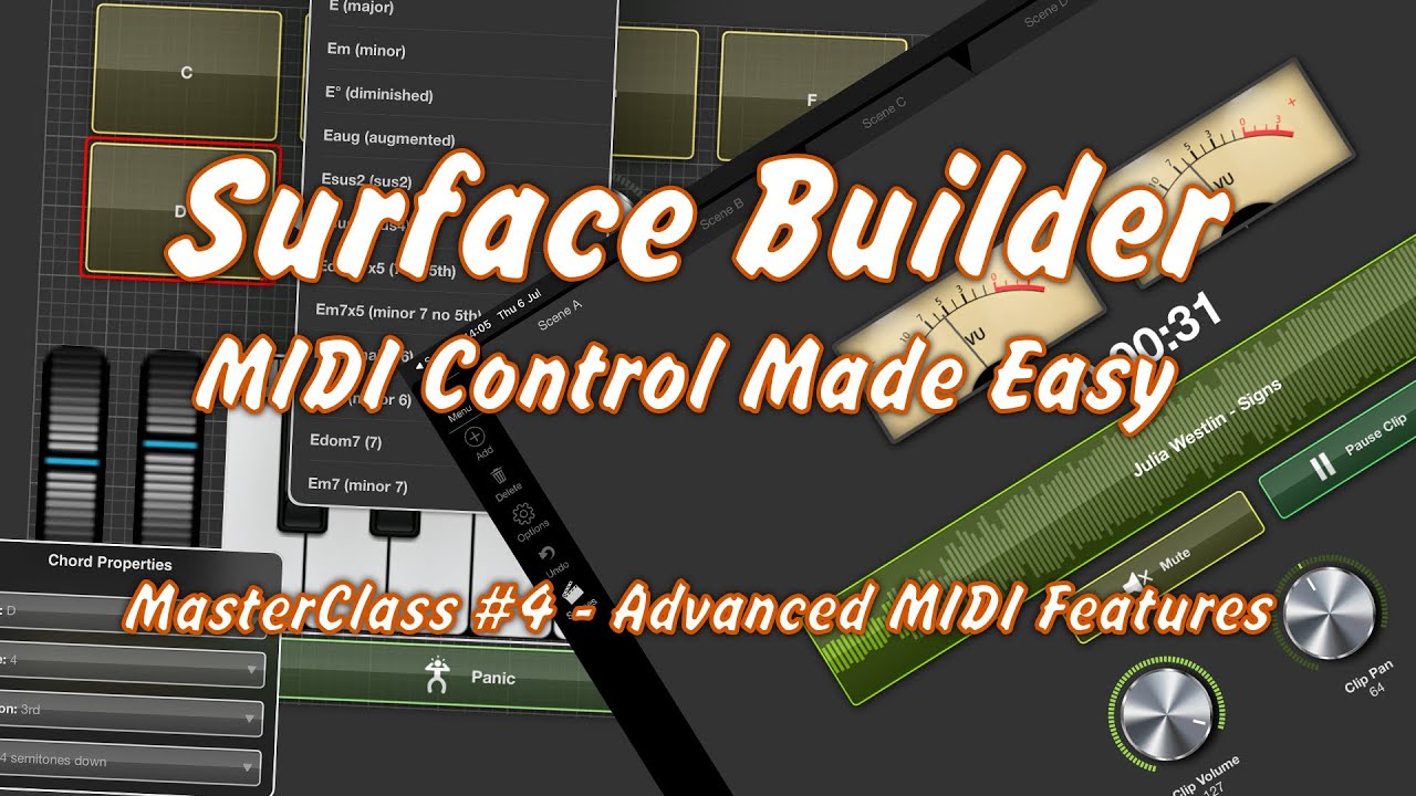 Surface Builder - MasterClass 4 - Advanced MIDI Features
