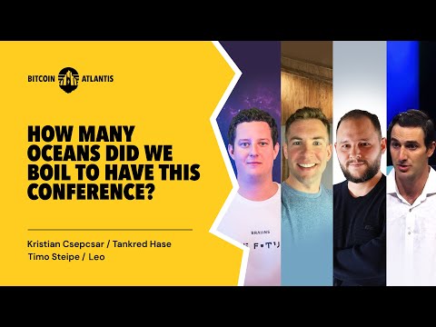 Kristian Csepcsar / Tankred Hase / Timo Steipe and Leo at Bitcoin Atlantis 2024