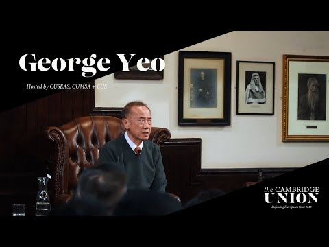 George Yeo + Q&A | Cambridge Union – American Buddhist Net