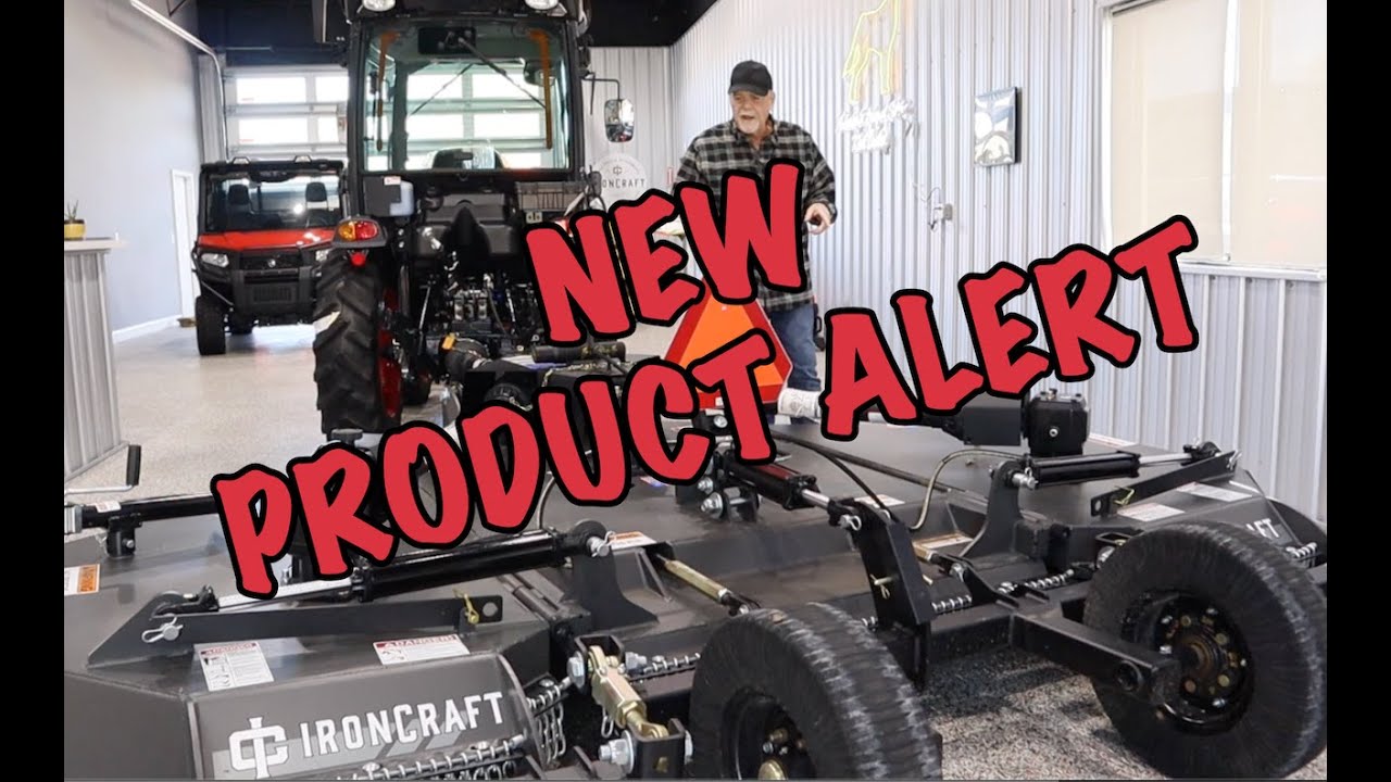 FIRST LOOK IRONCRAFT 2510 FLEXWING ROTARY CUTTER