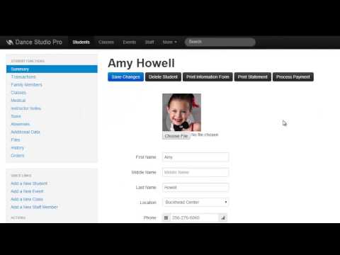DanceStudio-Pro Point of Sales - Basic Overview