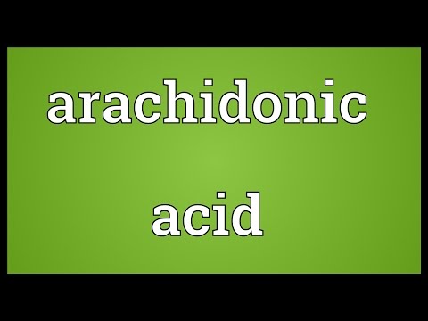 Arachidonic acid Meaning