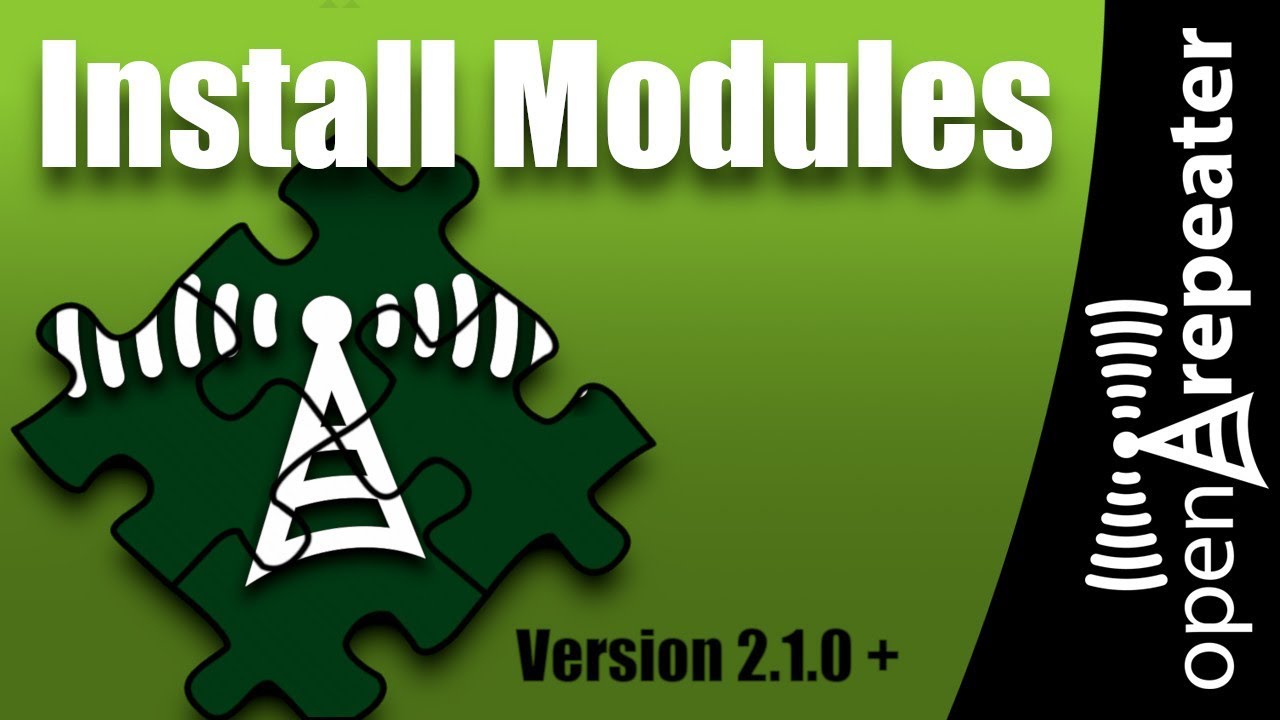 OpenRepeater - Installing Add-on Modules