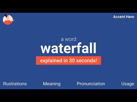 WATERFALL - Meaning and Pronunciation