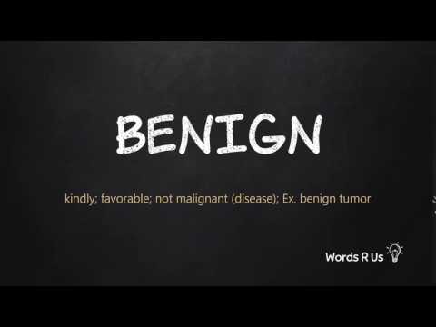 How to Pronounce BENIGN in American English