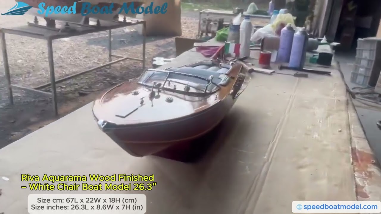 Vintage Luxury Recreated | Riva Aquarama Speed Boat Model