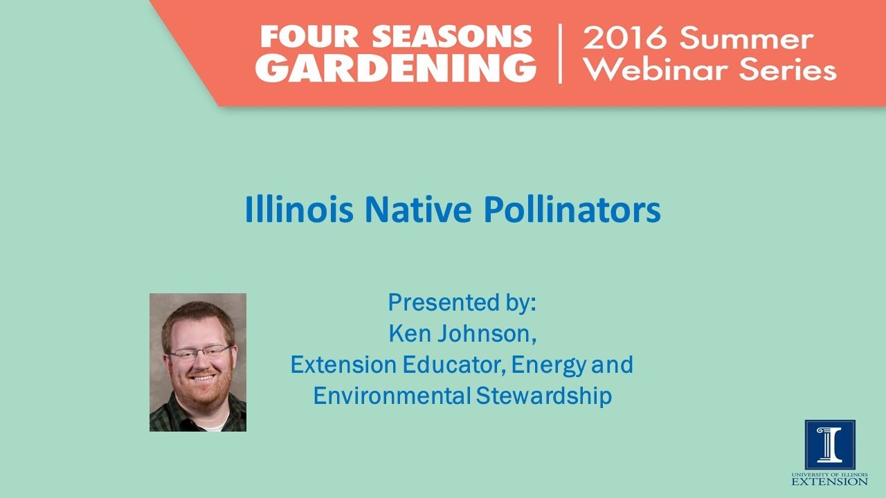 Illinois Native Pollinators - 2016 Four Seasons Gardening Webinar