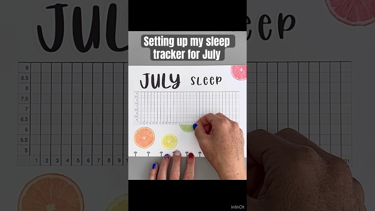 Creating a sleep tracker for July