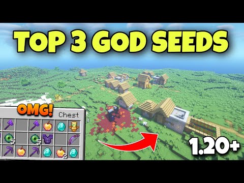 🔥 TOP 3 GOD SEEDS For Minecraft 1.20 Java Edition | Seed Minecraft 1.20 | Minecraft Seeds