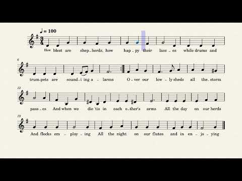 How blest - Alto - King Arthur, Z.628 – Henry Purcell by Purcell