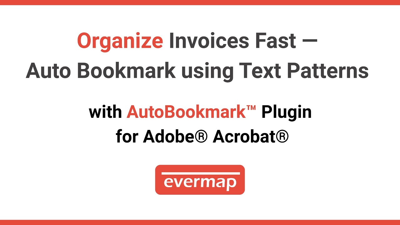 How to create multi-level PDF bookmarks from text patterns | AutoBookmark for Adobe Acrobat