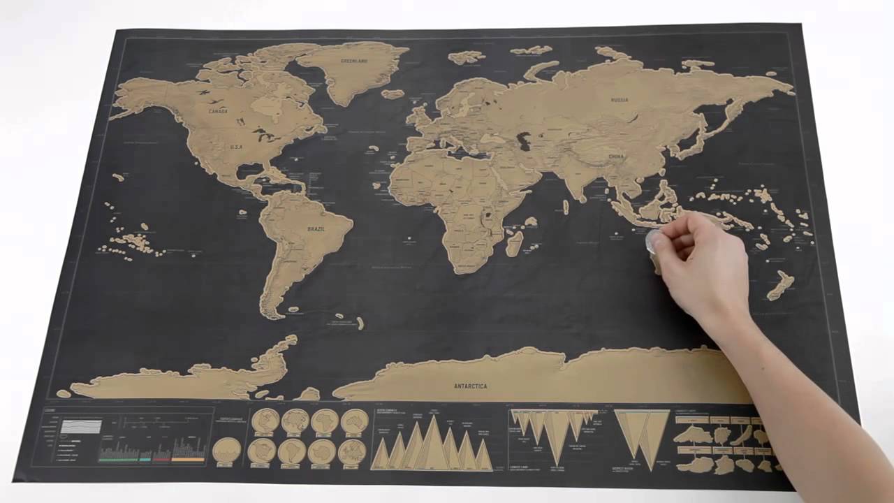 Scratch Map Deluxe from Luckies