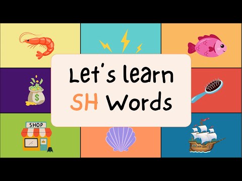 Fun Way to Practice SH Sound Words! 🎉 Flashcards for kids