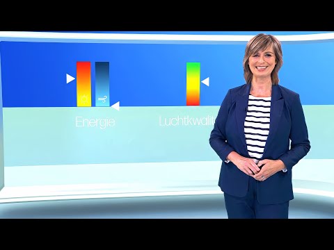 Weervrouw Sabine Hagedoren met het Vlaamse weerbericht van vrijdag 14 februari 2025 op VRT 1