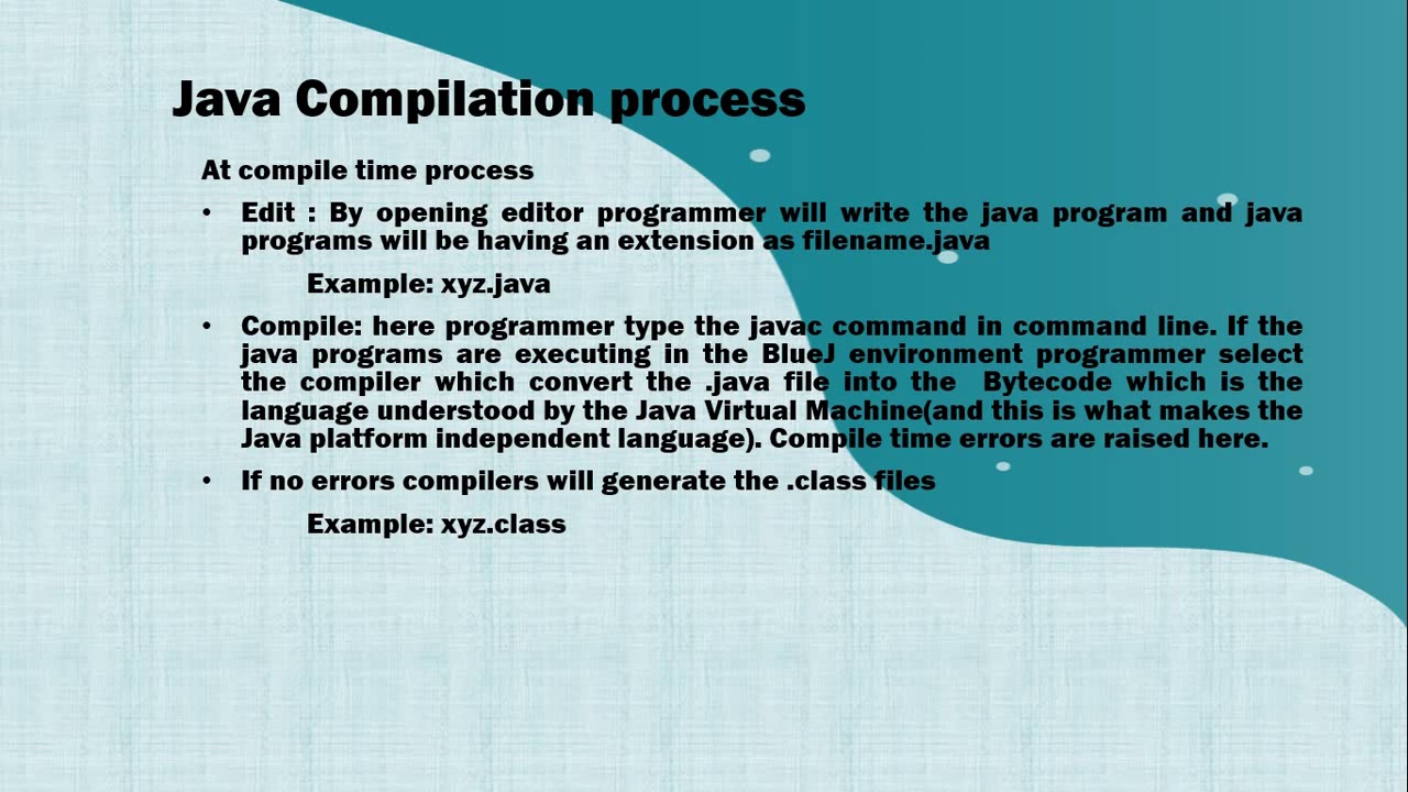BlueJ Environment - Java Programming Compilation Process