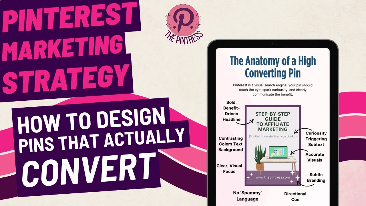 Pinterest Marketing Strategy: How to Design Pins That Actually Convert (Start Here!)