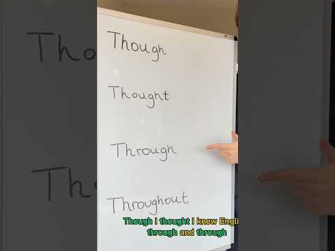 Mastering the 'OUGH' Sound in English | 7 Ways to Pronounce 'OUGH'