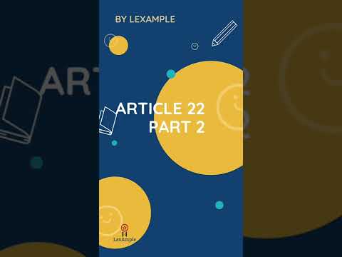 ARTICLE 22 PART 2 | INDIAN POLITY | THE CONSTITUTION OF INDIA IN 60 SECONDS
