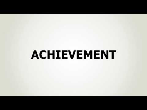 How to Pronounce Achievement