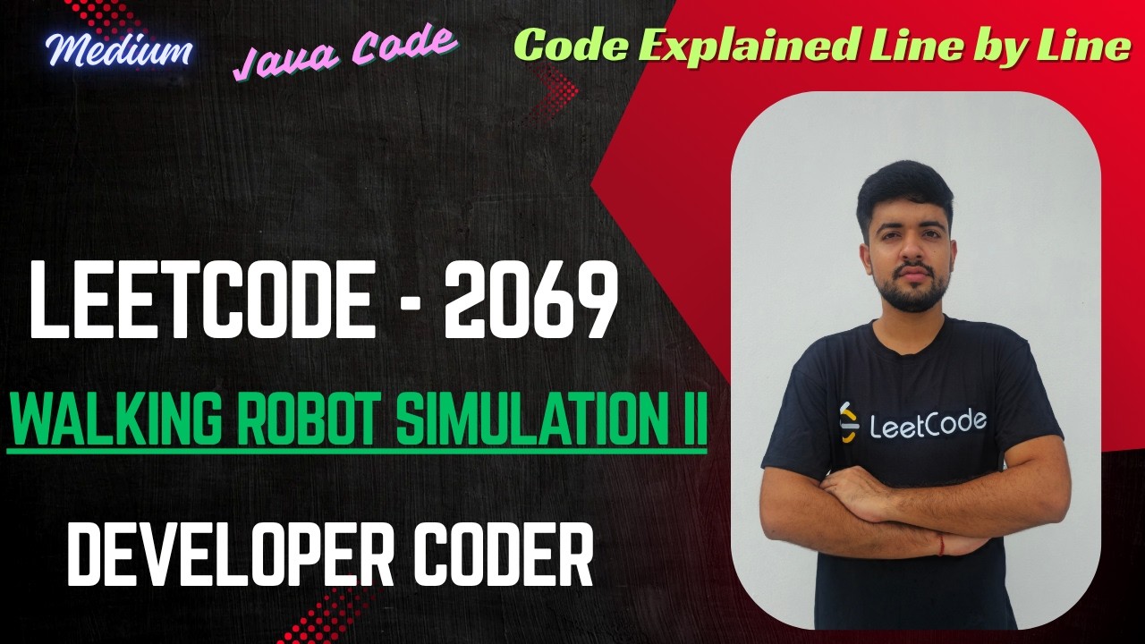 Walking Robot Simulation II | LeetCode 2069 | Java Code | Developer Coder