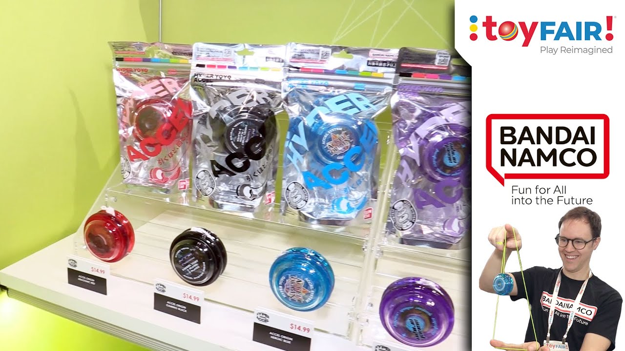 New Hyper Accel Yoyo with Super-fast Independent Rotation by Bandai -Toy Fair 2025
