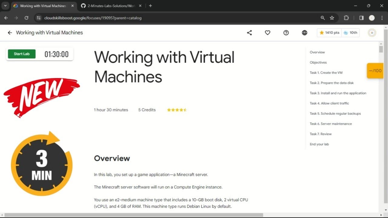 Working with Virtual Machines Google Cloud LAB Solution